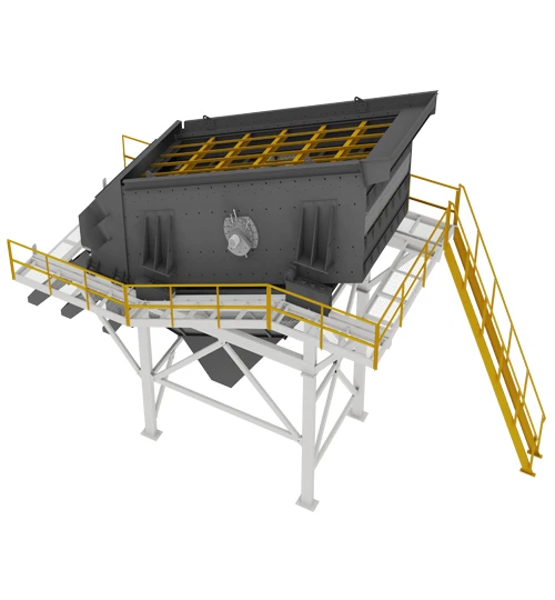 High performance portable Inclined screens for mining and quarrying